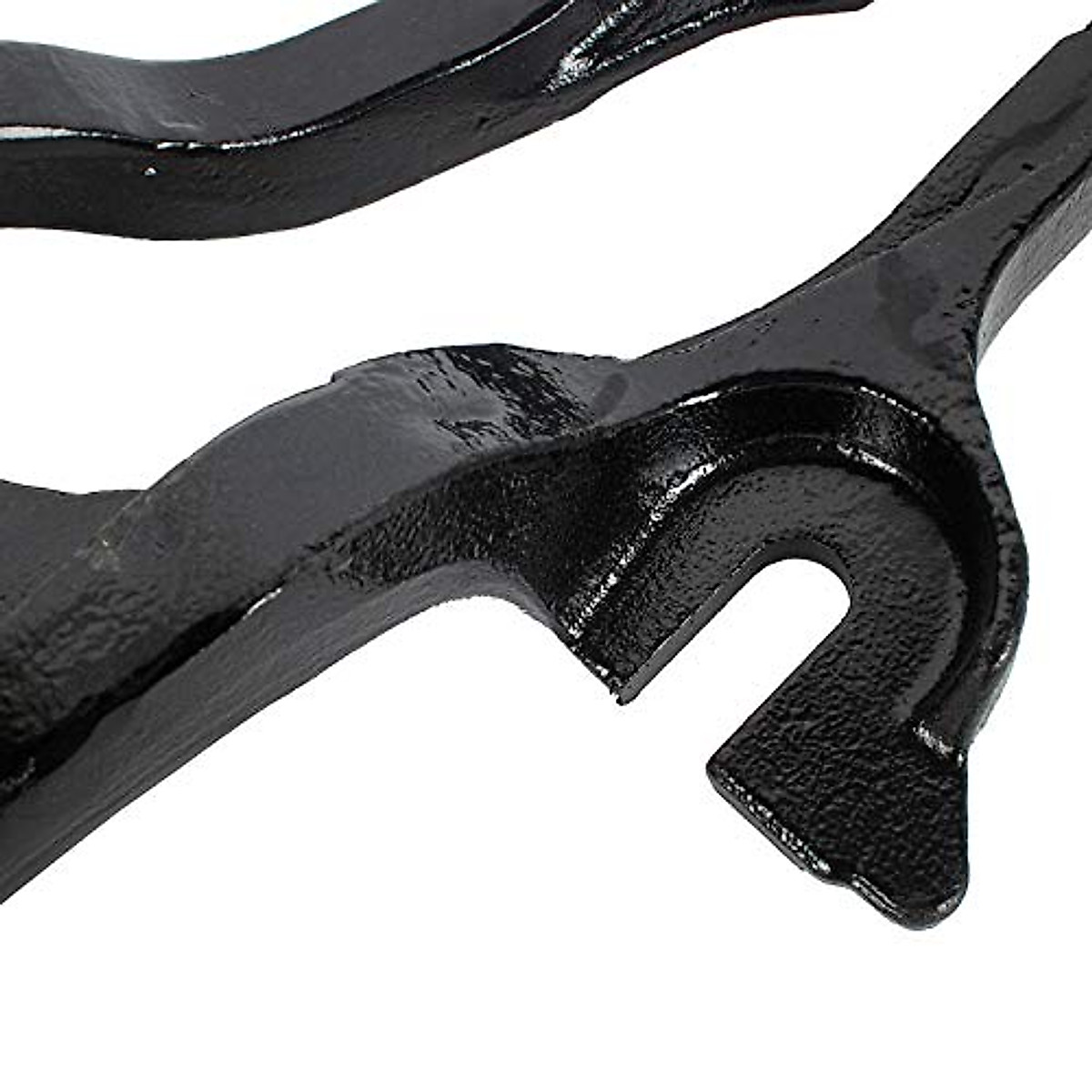 KARPAL 1 Pair Front Left & Right Frame Tow Hook + Bumper Bezel Compatible With 2019-2022 Ram 1500 Black