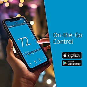 Sensi Lite Smart Thermostat, Data Privacy, Programmable, Wi-Fi, Easy DIY, Works With Alexa, Energy Star Certified, ST25, Most Systems C-Wire Not Required, Except On Heat/Cool Only and Heat Pump System