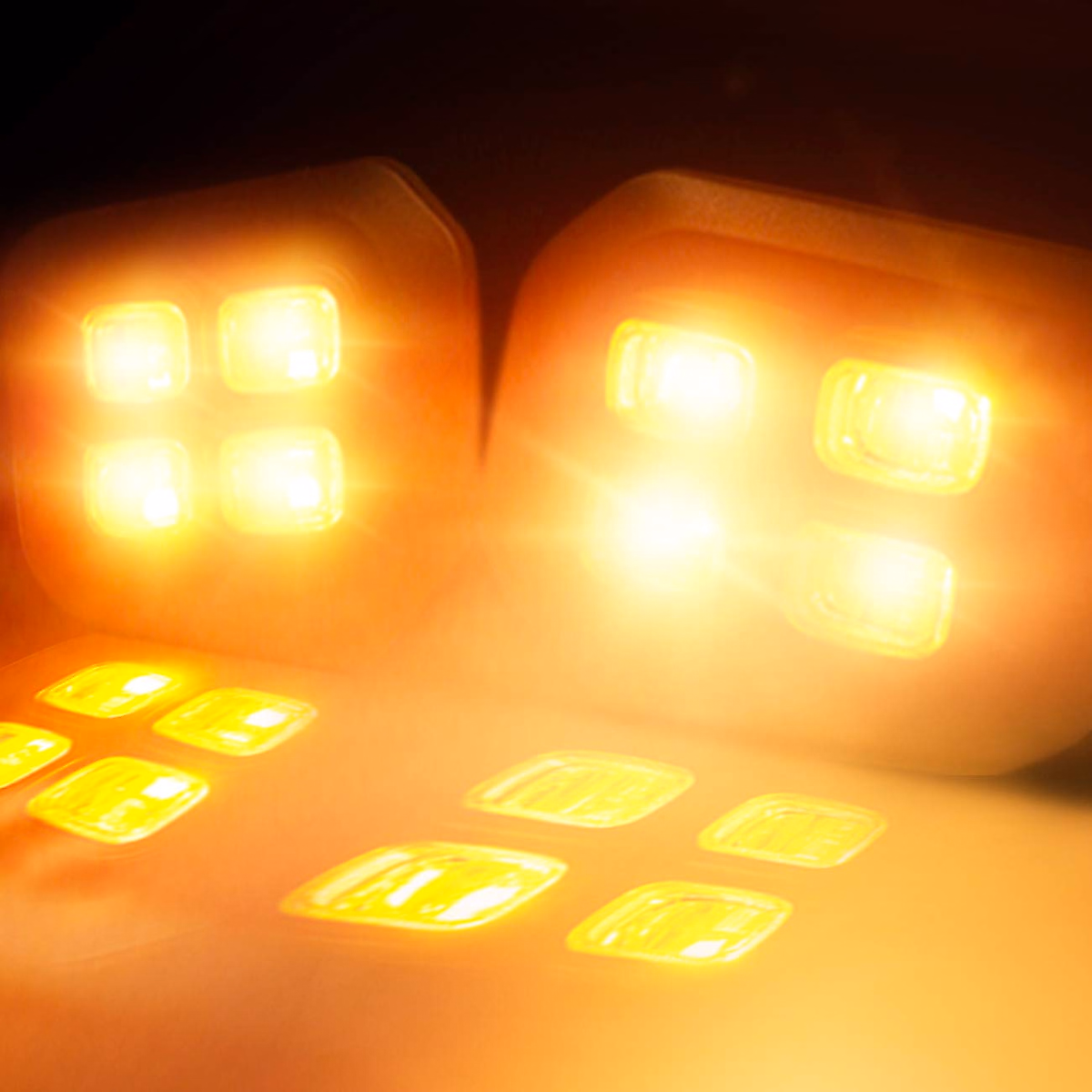 LED Tacoma Fog Lights Compatible with Tacoma 2016 2017 2018 2019 2020 DRL Fog Light for Tacoma Assembly LED Driving Fog Light to Tacoma Fog Lamps Kits Replacement (Dual -Color White/Amber)