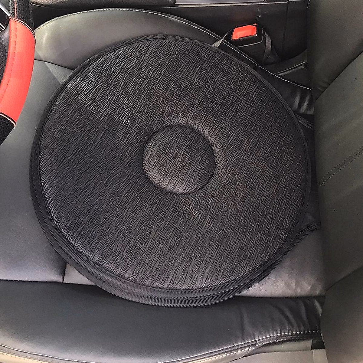 ASDFA Swivel Seat Cushion, 360° Rotating Seat Cushion for Car Revolving Memory Foam Car Seat Cushion Pad -for Old Man,Old Women,Pregnant Women