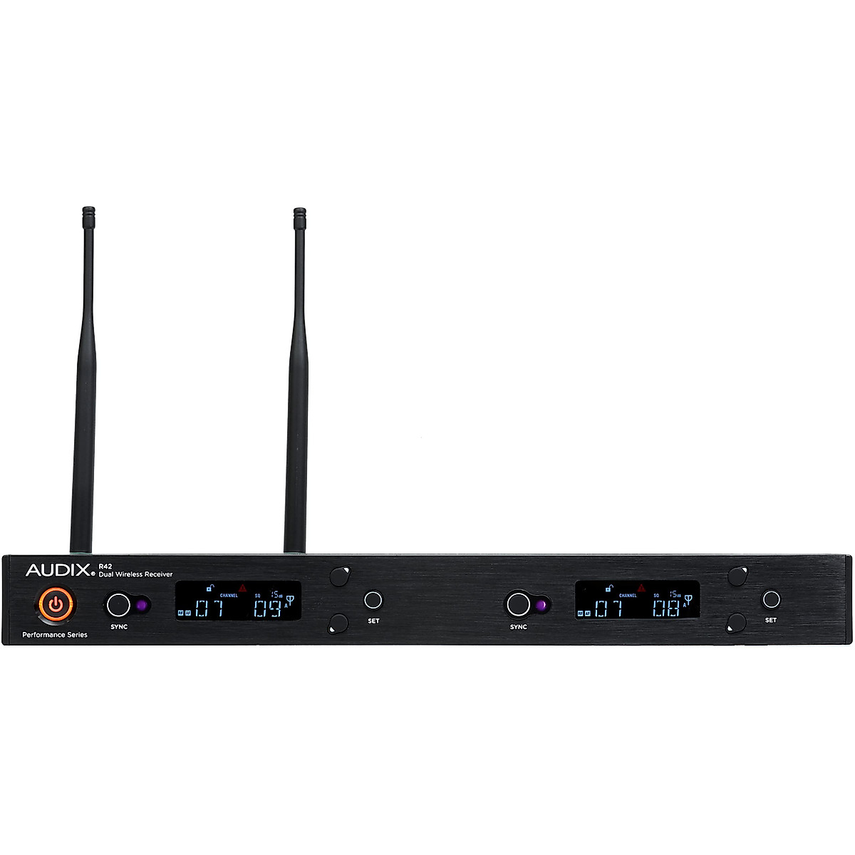 AUDIX AP42 OM2 Dual Handheld Wireless Microphone System for Musical Performances and Public Speaking - B Band