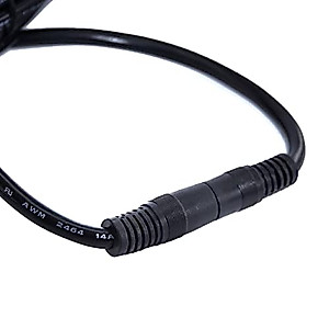 iHaospace DC7909 y Splitter Extension Cable, DC 7909 Male to 2X DC 8mm Female Connector Solar Charge Extension Cable 2M/ 6.56FT Compatible with GZ Jackery Power Station SolarSaga 60/80 /100/200 W