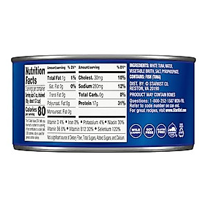 StarKist Chunk White Albacore Tuna in Water, 12 Oz, Pack of 12