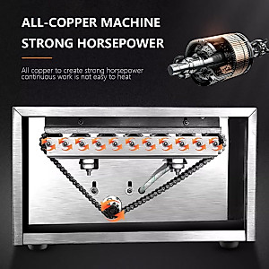 1670W Hot Dog Roller Machine/Sausage Grill with Dust Cover,Stainless Steel 11 Rollers 30 Hot Dog Roller Grill Cooker Machine with Dual Temp Control and LED Light/Detachable Drip Tray