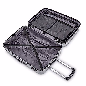 Samsonite Winfield 3 DLX Hardside Luggage with Spinners, Carry-On 20-Inch, Silver