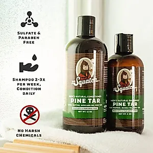 Dr. Squatch Men's Natural Soap and Hair Care - Snowy Pine Tar and Frosty Peppermint Soap and Frosty Peppermint Shampoo and Conditioner - Blizzard Expanded Pack - Limited Edition Holiday Bundle