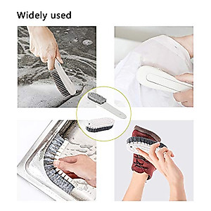 5Pcs Kitchen Household Cleaning Brush, Multipurpose Cleaning Brush Set,Including Knife Fork Cleaner|Grips Dish Brush|Cook Pot Brush|Shoe Brush|Corners|Scrub Brush Bathroom Brush|Bottle Cleaning Brush