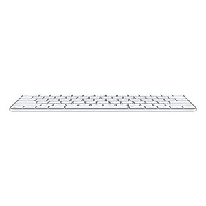 Apple Magic Keyboard with Touch ID: Wireless, Bluetooth, Rechargeable. Works with Mac Computers with Apple Silicon; US English - White Keys