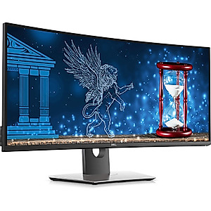 Dell U3419W UltraSharp 34-inch WQHD 3440 x 1440 LED Backlit Curved Gaming Monitor with IPS, Vesa Compatible, Anti-Glare, Tilt, Swivel (HDMI, USB 3.0, USB-C, DisplayPort)