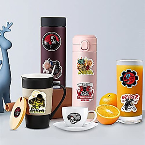 100Pcs Welder Stickers for Laptops,Funny Welding Vinyl Waterproof Sticker Pack for Helmet Hard Hat Water Bottle Skateboard Luggage,Cartoon Fire Welds Decals for Kids Teens Adults