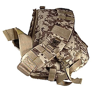 Nexpak 18" 1200cu. in. Tactical Sling Shoulder Hiking Backpack TL318 DMTAN Digital Camouflage
