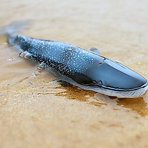 EOIVSH Sea Animal Figure Blue Whale Toy, Plastic Large Ocean Animal Figurine Realistic Educational Marine Model Figurine for Birthday Gifts, Party Favors, Kids Toys