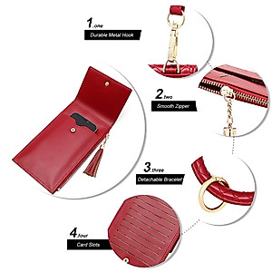 Badiya Small Crossbody Bag Cell phone Wallet Purse with Credit Card Holder for Women Bracelet Wristlet