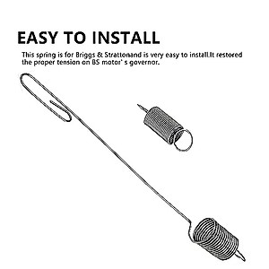 Air Vane Springs Fit for Briggs # 790849 699056& Stratton Engines - Air Vane Choke Springs and Governor Springs Fit for Toro Craftsman Troy Bilt Briggs & Stratton Lawn Mowers (Springs 4PCS)