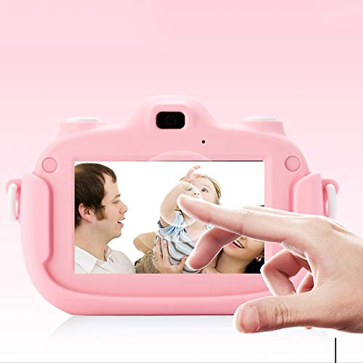 LKYBOA HD Children's Digital Camera Toy Cartoon Can Take Pictures of Baby (Color : A)