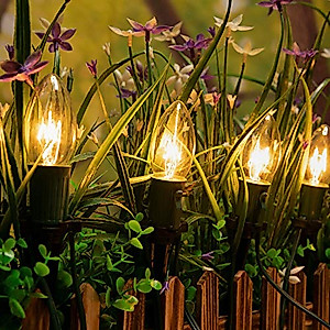 200-Pack Plastic Light Stakes, 4.5 Inch Christmas Yard Stakes for C7 C9 Christmas Lights Outdoor, Universal Light Stakes for Outdoor Holiday Lights Use on Garden Lawn Patio Path Walkway – Black