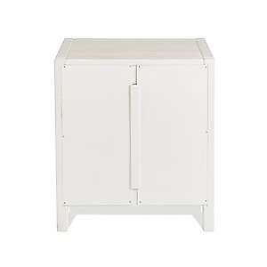 Camaflexi Hampton Solid Wood Nightstand, Coastal White