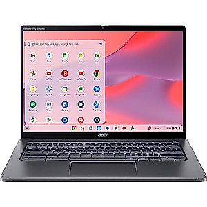acer Chromebook Spin 714 14" Touchscreen FHD+ 2-in-1 Laptop, 13th Gen Intel 10-Core i5-1335U (Beat i7-1270P), 8GB LPDDR4X RAM, 512GB PCIe SSD, WiFi 6, BT 5.2, Backlit KB, Chrome OS, BROAG HDMI Cable