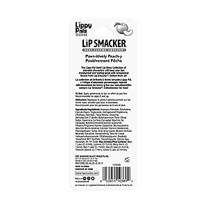 Lip Smacker Lippy Pals Swirls Panda, Flavored Moisturizing & Smoothing Soft Shine Lip Balm, Hydrating & Protecting Fun Tasty Glossy Finish, Cruelty-Free & Vegan - Paws-Itively Peachy