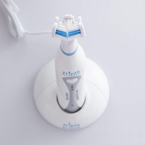 Triple Bristle Original Sonic Toothbrush | Rechargeable 31,000 VPM Tooth Brush | Patented 3 Head Design | Angled Bristles Clean Each Tooth Teeth Whitening Strips (1)