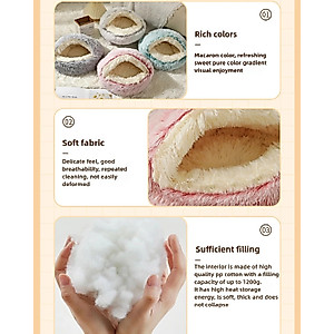 Lapcatz Nest Bed, Lapcatz Bed, Lap Catz Nest Bed, Semi Enclosed Pet Nest, Covered Warm Cat Bed, Cat Beds for Indoor Cats Cave and Calming Dog Beds, Removable Washable Non Slip Bottom (Gray, 23.6in)