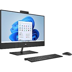 HP Pavilion 27" Full HD Touchscreen All-in-One Desktop Computer - 12th Gen Intel Core i7-12700T 12-Core up to 4.70 GHz Processor, 16GB DDR4 RAM, 2TB NVMe SSD, Intel UHD Graphics 770, Windows 11 Home