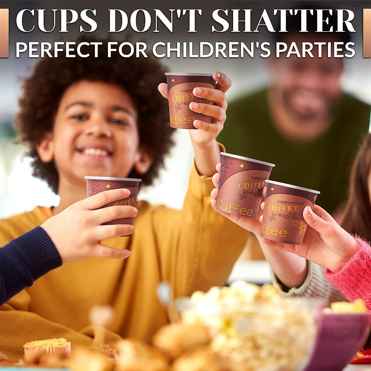 3 Oz Disposable Espresso Cups for Hot Drinks - 200Pcs Paper Espresso Cups for Party Cups Disposable Coffee Shots Cups for Wedding Travel Cup - Hot Coffee Cups for Espresso Cup Set Small Paper Cups