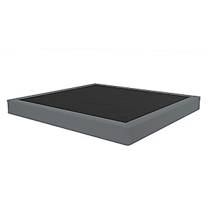 DHP 7" Upholstered Foundation, King Size Folding, Gray