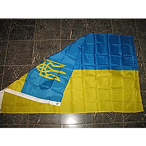 Trade Winds 3x5 Ukraine Ukrainian Small Trident Flag 3'x5' House Banner Super Polyester Premium Fade Resistant
