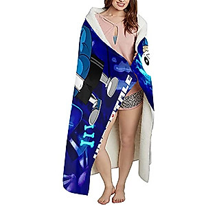 Iosbdnsm Cool Sans Flannel Blanket Lightweight Air Conditioned Throw Bed Blanket for Camp Sofa Chair Couch 50''X40''