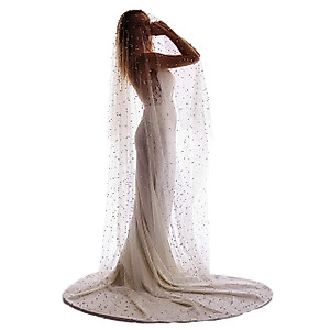 Passat Ivory 1Tier Cathedral Veils Pearl Wedding Veil Ivory Pearl Veils Bridal Veil Pearl Veils For Brides Ivory