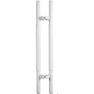 Barn Door Push Pull Door Handle Modern Barn Door for Exterior/Interior Glass/Wooden Doors, Heavy Duty Stainless Steel Push Pull Door Handle, Front Door/Office/Kitchen Door Handles ( Color : Matte Whit