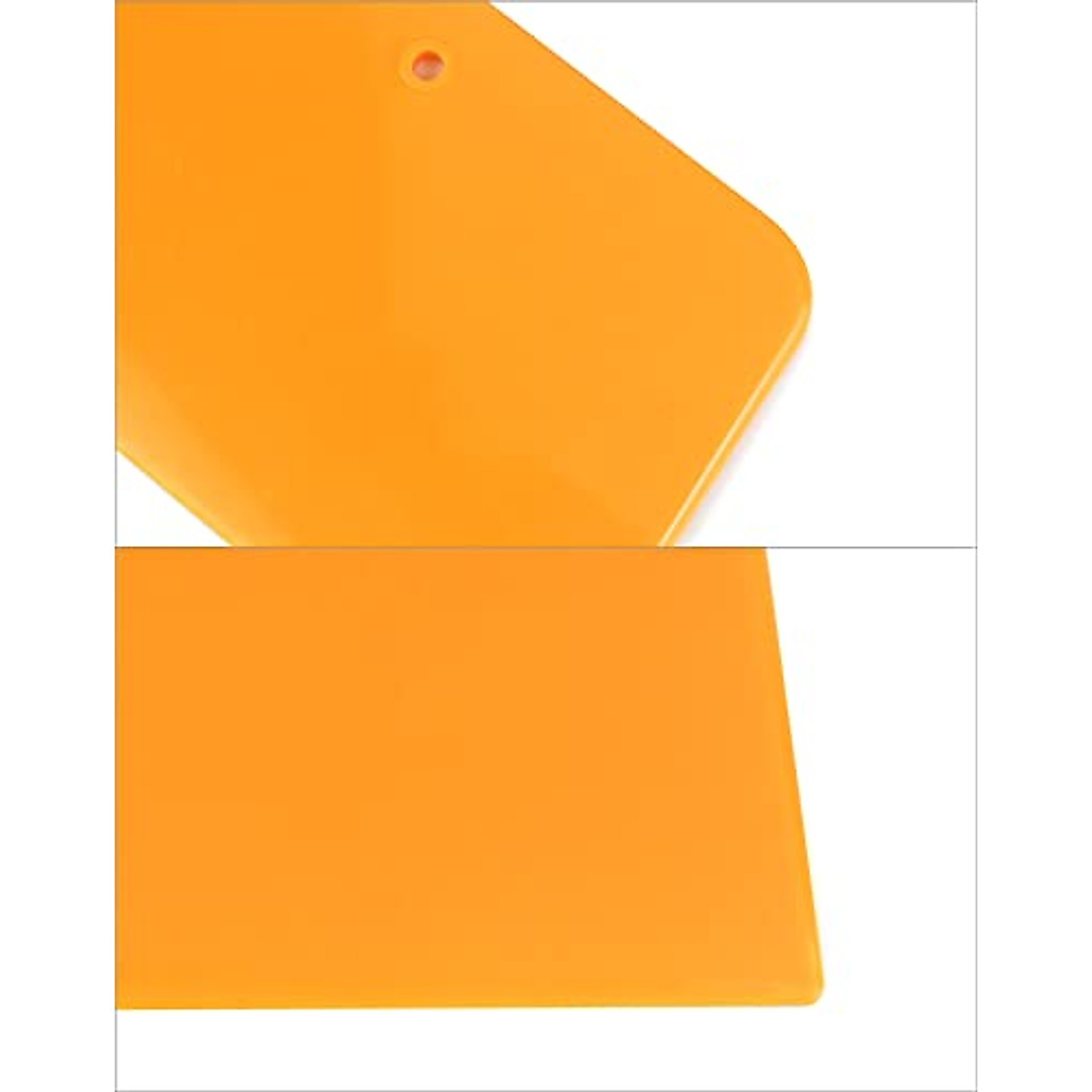 QWORK Body Filler Spreaders, 15 Pcs Car Scraper Kit, Automotive Fillers Hard Plastic Spreaders, Soft Installation Tool for Auto Glass Cleaning, Caulking Agents Car Body Maintenance