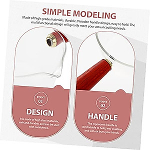 FUOYLOO small milk pot cooking saucepan small soup pot wax melting pot mini butter warmer spouted milk pot 1 qt saucepan with lid small pot serving bowl oven Glass French baby candy