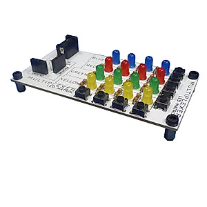 eLearnTronics Learn to Solder | Electronics Learning Board: Multiplexer | Practice Soldering & Learn Electronics Use with Arduino or Raspberry Pi