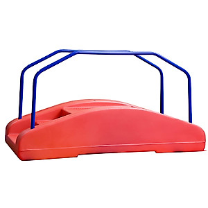 Children's Factory-3004 Red Rocker/Toddler Bridge with Rails, Rocking Teeter Totter for Kids/Toddlers, Indoor/Outdoor Play Equipment for Classroom/Playroom