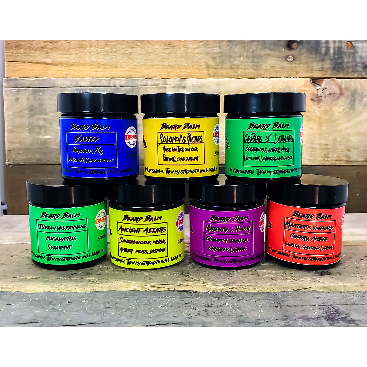 Biblical Beard Company - Beard Balm - Made in USA (Majesty & Honor)