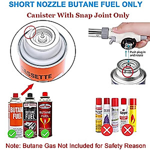 Kitchen Butane Blow Torch Lighter - Culinary Torch Chef Cooking Torches Professional Adjustable Flame with Reverse Use for Creme, Brulee, BBQ, Baking, Jewelry by TENGYES, Butane Not Included