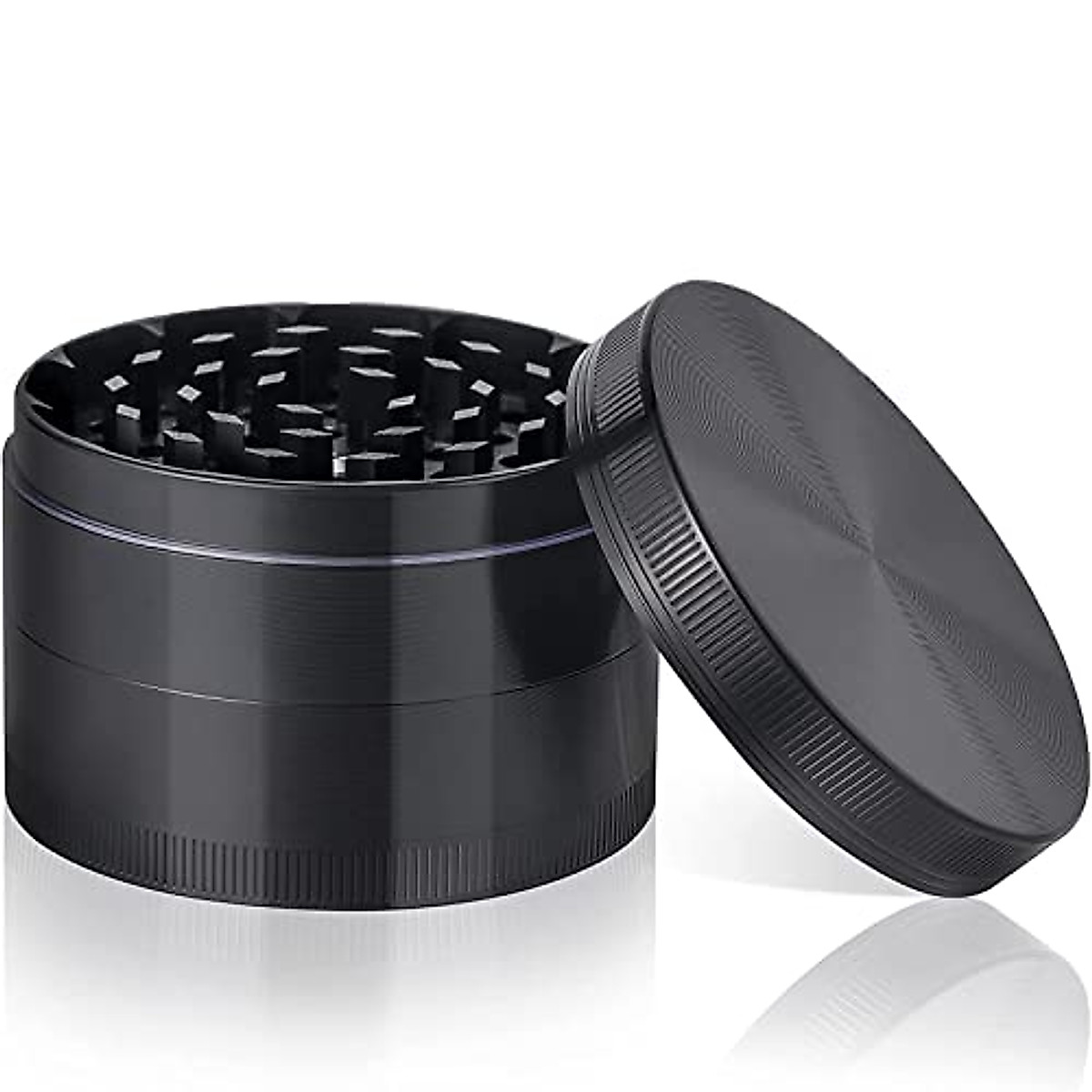 Grinder - 2.5inches For Spice Grinder, Etc （ Matte Black）