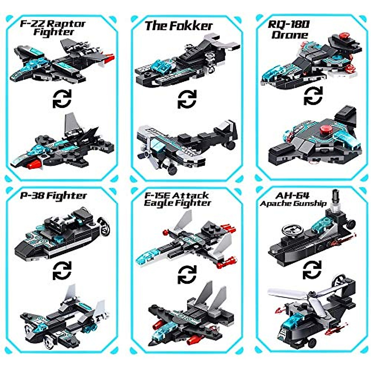 MOONTOY 577PCS STEM Robot Building Toys Set 25-in-1 Engineering Kit Building Blocks Bricks Construction Vehicles Educational Christmas Birthday Gifts for Kids Boys Girls 5 6 7 8 9 10 11 12+ Year Old