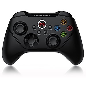 BEITONG Asura 2 Pro PC Gaming Controllers 2.4G Wireless Dual Vibrate Gamepad Joystick For Windows 7 8 10 11,Android TV,Steam,Simulater,Advanced M Buttons/Hall Effect Trigger (Black)