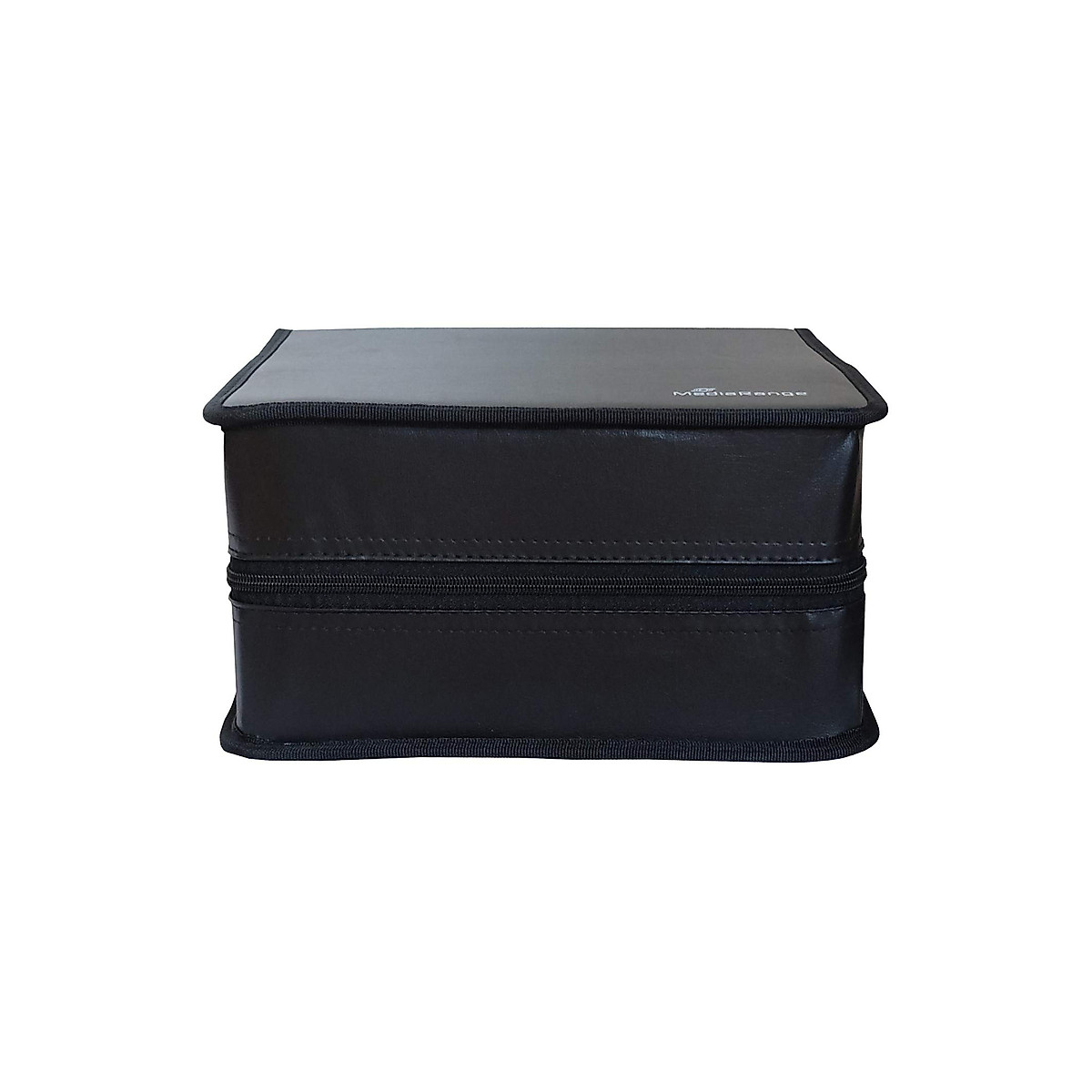 MEDIARANGE Archiving Folder for 400 Discs Imitation Leather Black
