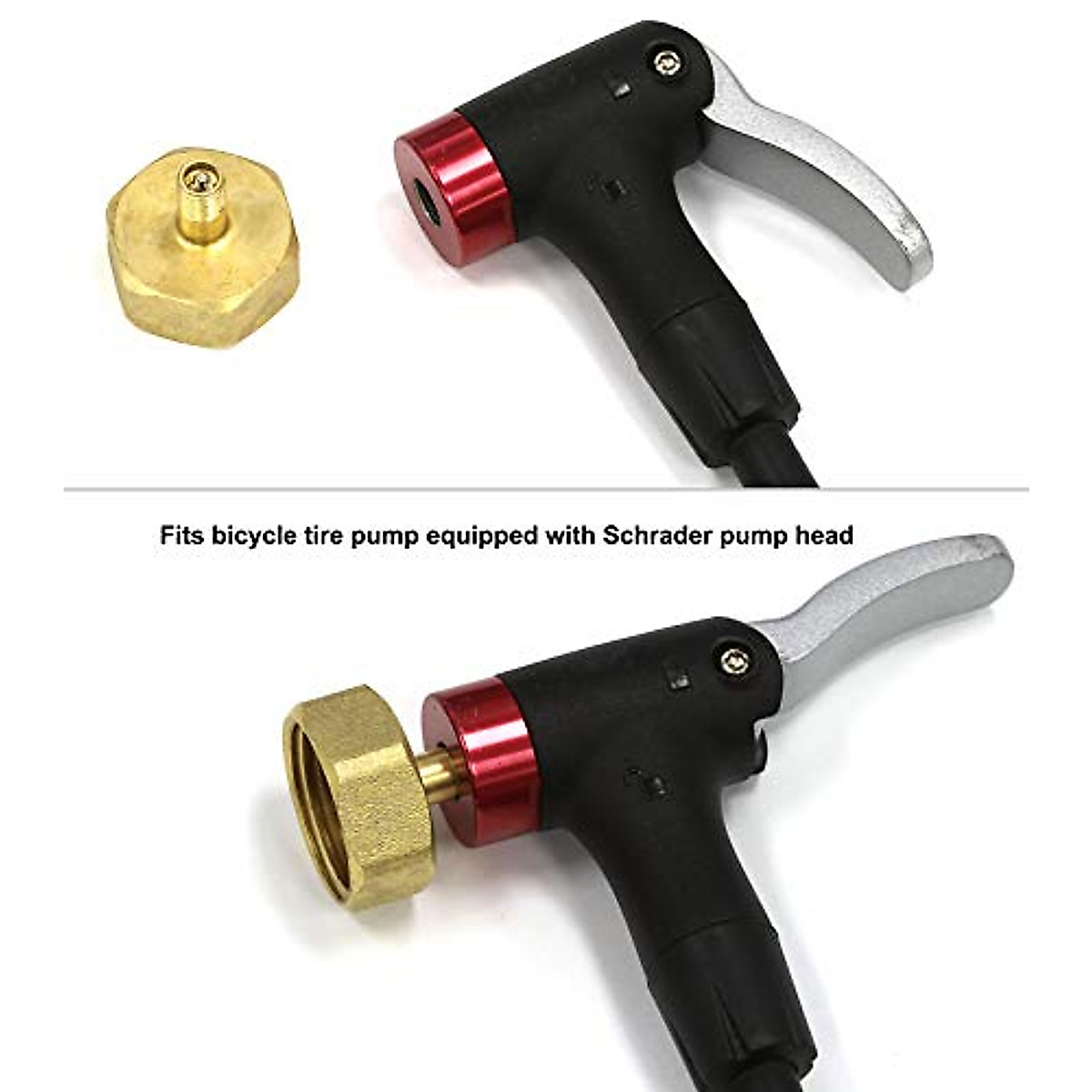 Tire Inflation Schrader Valve to Female Garden Hose Faucet Winterize Blow Out Sprinkler System Adapter Fitting