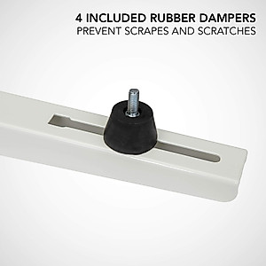 Ivation Outdoor Split Air Conditioner Mount Bracket, Heavy-Duty Wall Mounting Universal AC Bracket with Hardware for Ductless Mini Split Condenser Heat Pumps & HVAC Systems, Max 331 Lb. Capacity