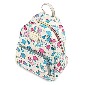 Loungefly Sleeping Beauty Floral Fairy Godmother Mini Backpack Natural-Floral