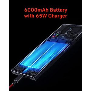 REDMAGIC 8 Pro Smartphone 5G, 120Hz Gaming Phone, 6.8" Full Screen, Under Display Camera, 6000mAh Android Phone, Snapdragon 8 Gen 2, 12+256GB, 65W Charger, Dual-Sim, US Unlocked Cell Phone Black