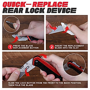 Father’s Day Gifts, Utility Knife+Pocket Knife Best Dad Ever