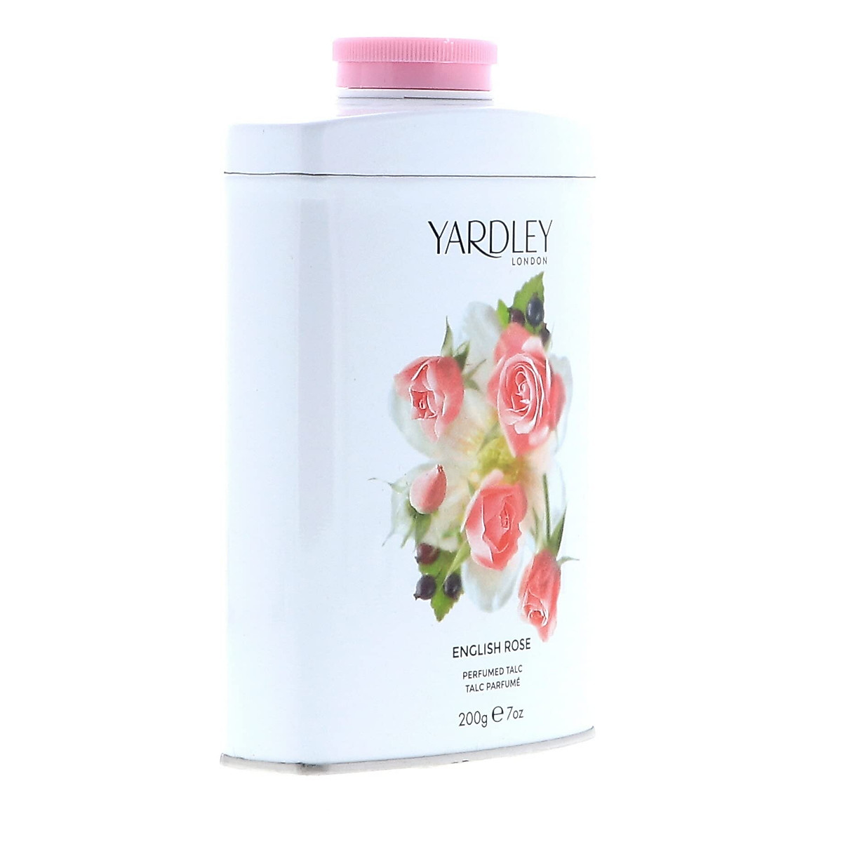 Yardley London Scented Talc Powder, English Rose Scent, 7 Oz/ 200 g