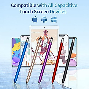 Stylus Pens for Touch Screens (5 Pcs), Sensitivity & Precision Stylus, Capacitive Stylus Pen for iPad/iPhone/Samsung Galaxy/Tablets All Universal Touch Screen Devices