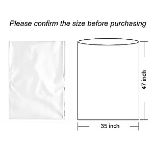 Morepack Extra Large Cellophane Bags,35x47 Inch Big Clear Basket Bags 10PCS Jumbo Cellophane/Cello Wrap for Gift Baskets